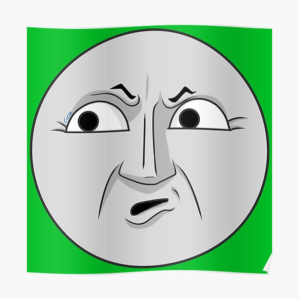 "Henry (grumpy face)" Poster for Sale by corzamoon | Redbubble