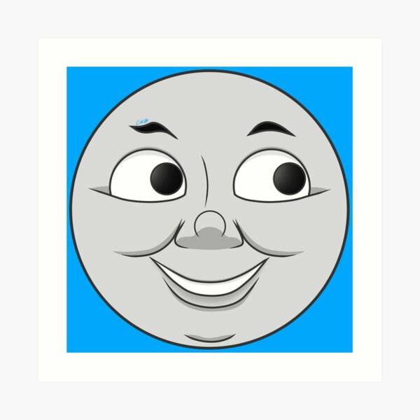 "Edward (smiling face)" Art Print by corzamoon | Redbubble
