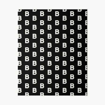 "Letter B Upper Case Matching Group Alphabet " Art Board Print by ...