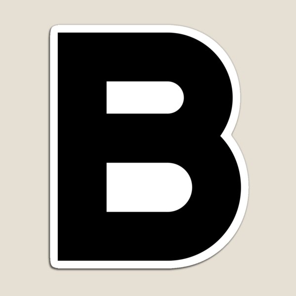 "Letter B Upper Case Matching Group Alphabet " Magnet for Sale by ...