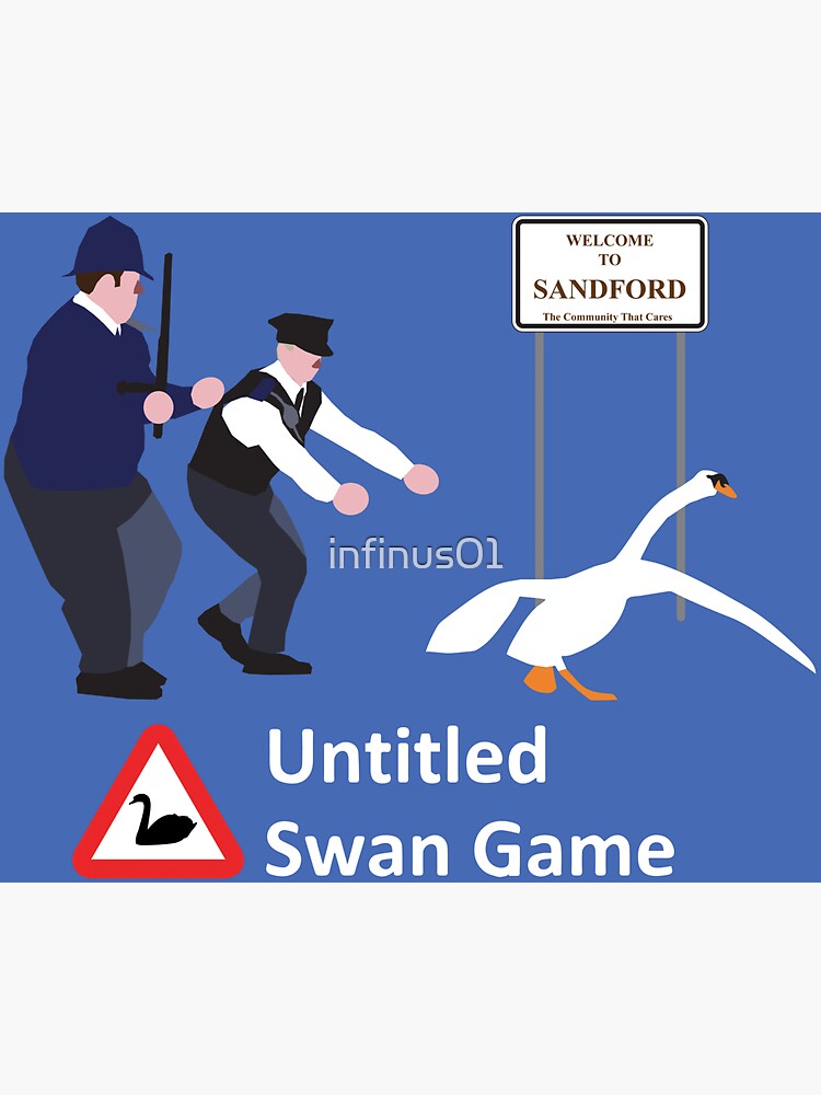 "Untitled Swan Game" Sticker for Sale by infinus01 | Redbubble