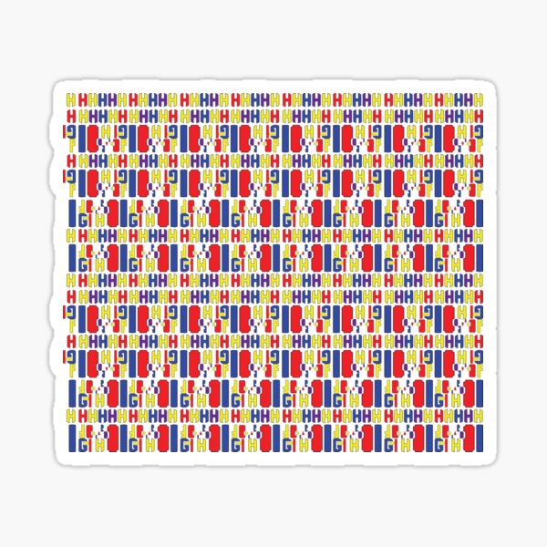"Colorful tribal print, African inspired" Sticker by NdisoDesigns ...
