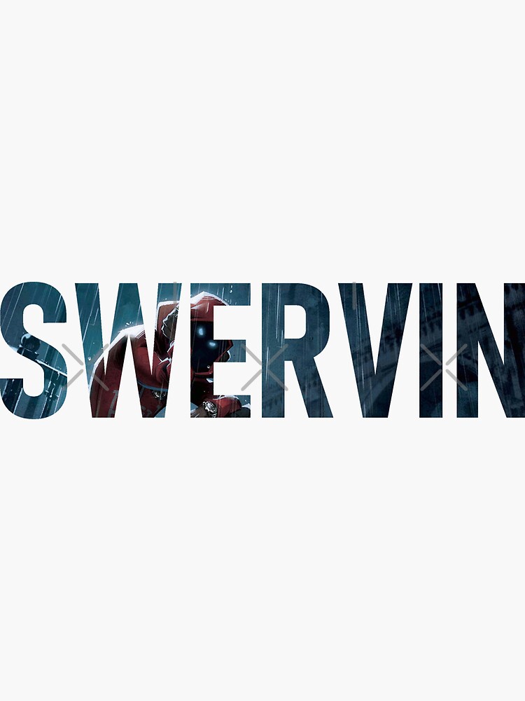 "Swervin Hoodie SZN" Sticker for Sale by SilvaDesigns | Redbubble