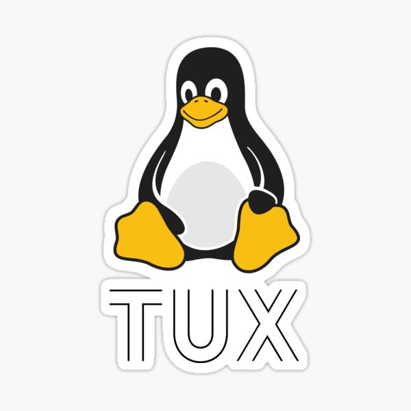 "Tux Linux " Sticker for Sale by vladocar | Redbubble