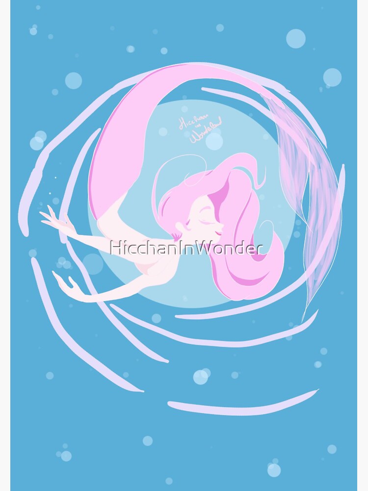"The Pink Siren" Sticker for Sale by HicchanInWonder | Redbubble