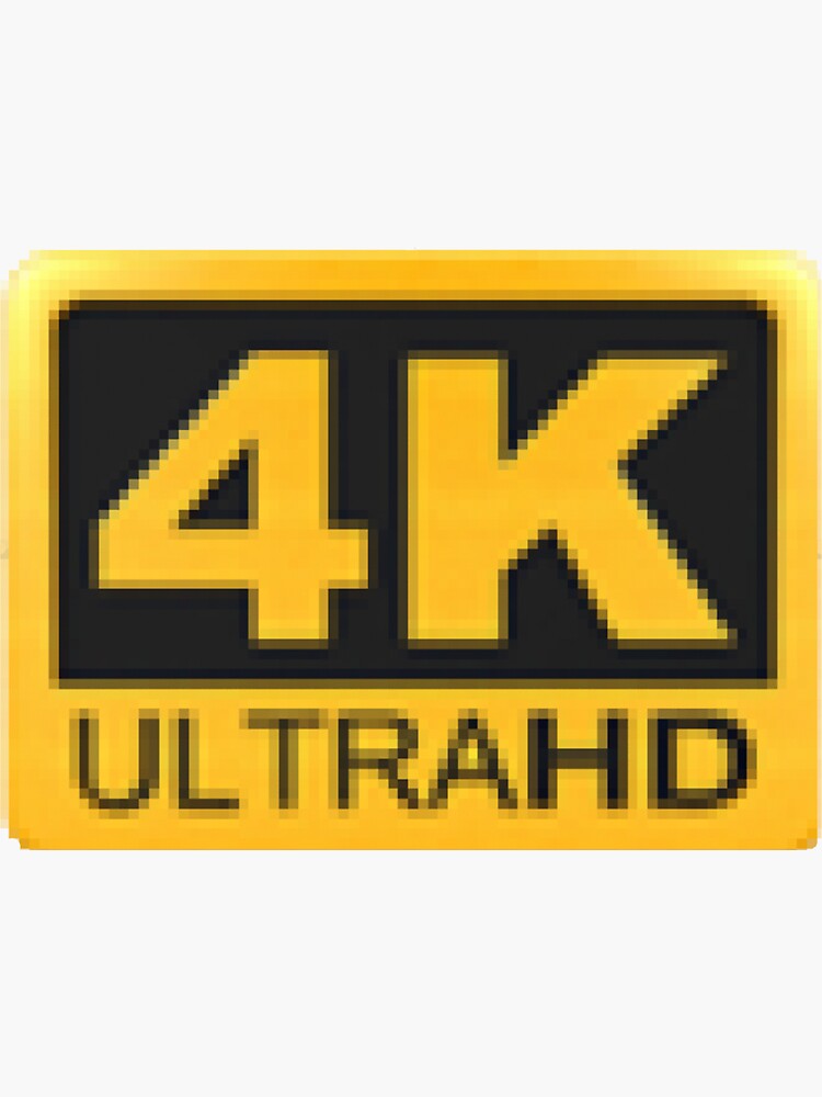 "4K UHD JOKE STICKER" Sticker by timonkey | Redbubble