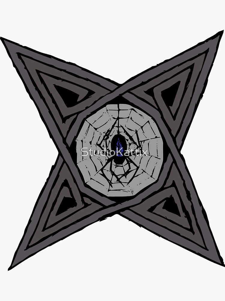 "Celtic Spider Web" Sticker by StudioKattix | Redbubble