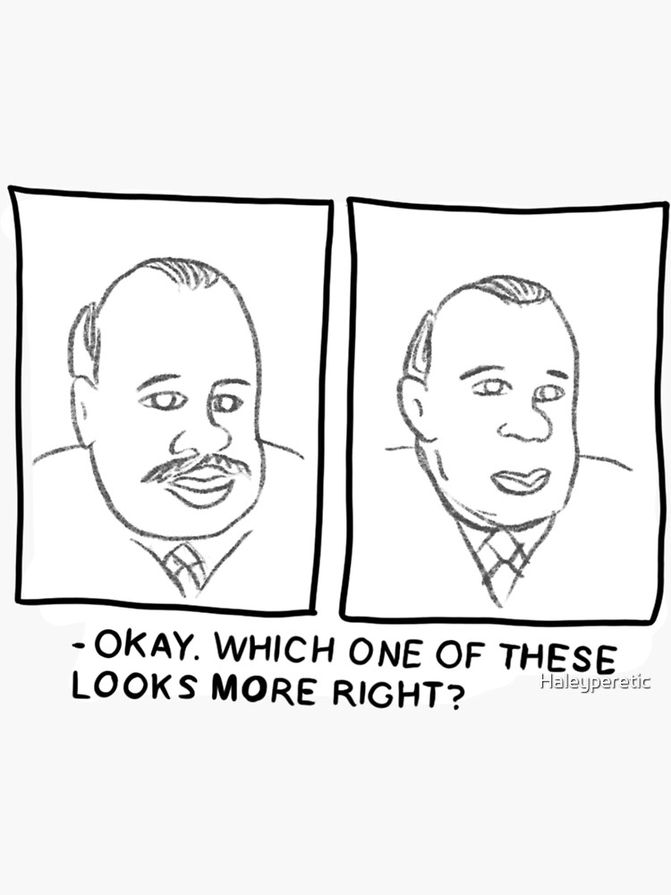 "The Office,Stanley Mustache Dawings" Sticker by Haleyperetic | Redbubble