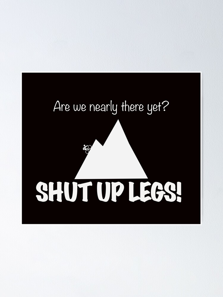 "Are we nearly there yet?" Poster for Sale by Mixedspice | Redbubble