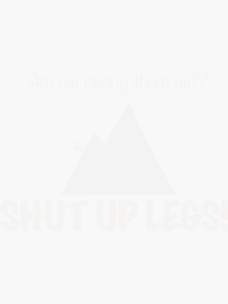 "Are we nearly there yet?" Sticker by Mixedspice | Redbubble