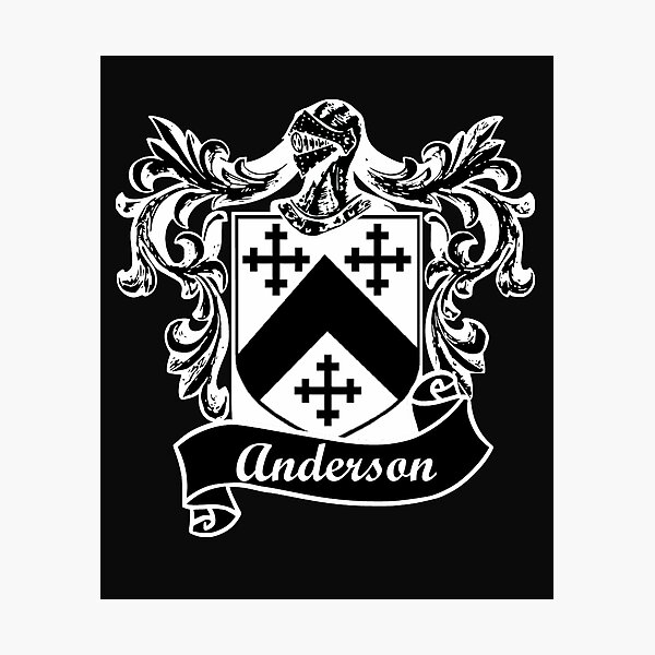 Lámina fotográfica «Escudo de armas de Anderson» de ljrigby | Redbubble