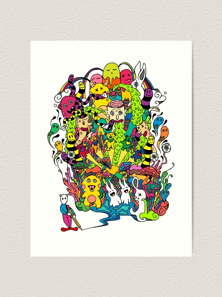 "LSD Color" Art Print by ogfx | Redbubble