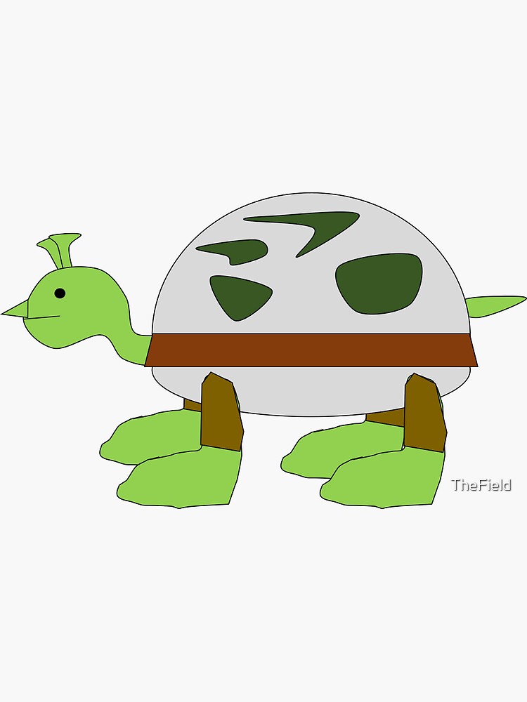 "The Shrek Turtle" Sticker by TheField | Redbubble