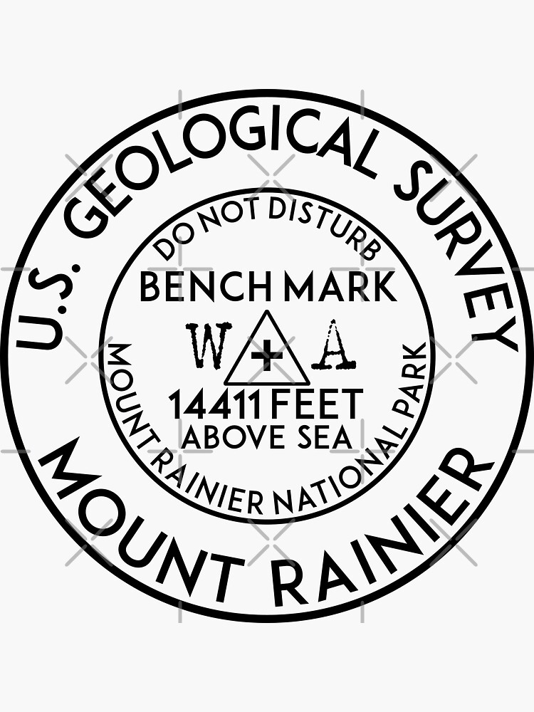 "BENCHMARK MOUNT RAINIER NATIONAL PARK WASHINGTON USGS GEOCACHING ...