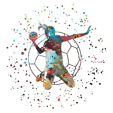 "Girl handball" Poster for Sale by Rosaliartbook | Redbubble