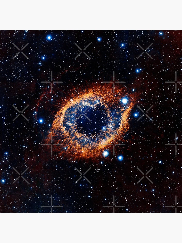 Helix Nebula Poster Hubble Telescope Image Space Astrology Helixnebel