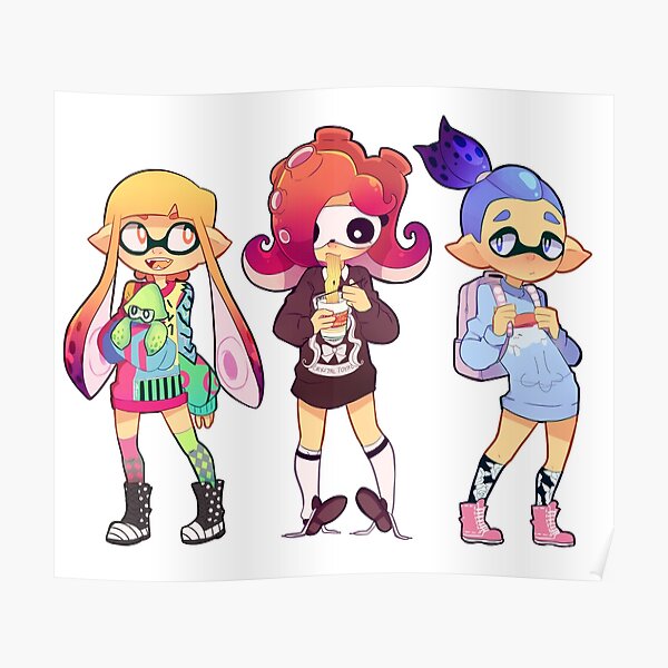 Octoling Posters | Redbubble
