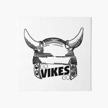 "Go Vikes Go" Art Board Print for Sale by LF-Designs- | Redbubble