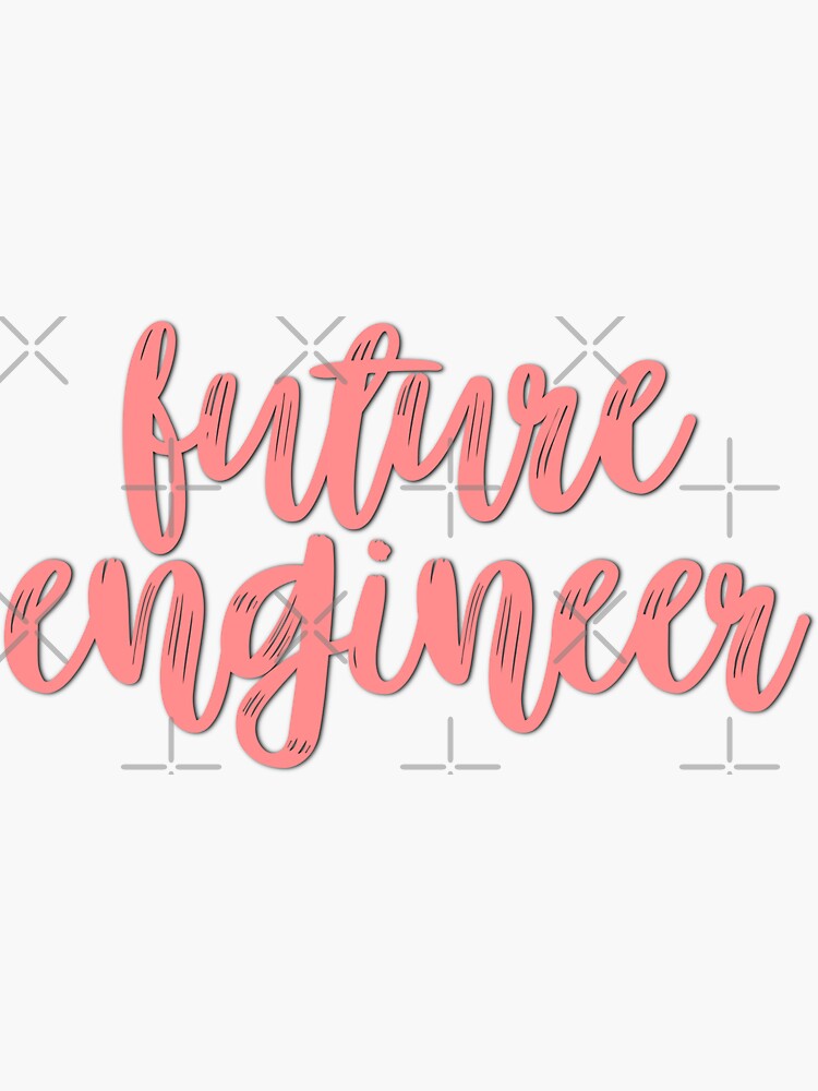 "Future Engineer" Sticker by allieweek | Redbubble