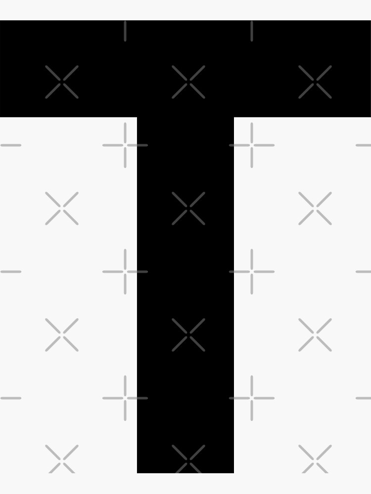 "Letter T Upper Case Matching Group Alphabet " Sticker for Sale by ...