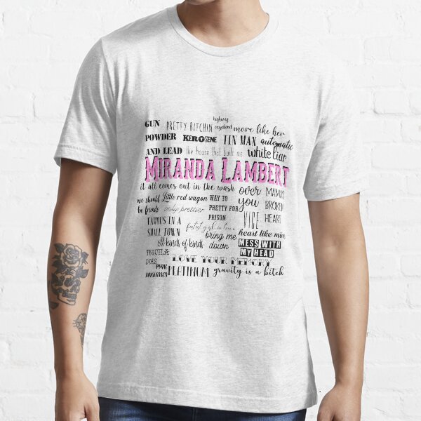 "Miranda Lambert" T-shirt for Sale by jennaautumn | Redbubble | miranda ...