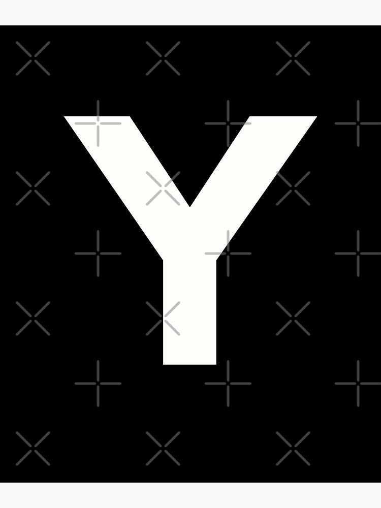 Póster «Letra Y Mayúsculas Grupo Coincidencia Alfabeto» de ...