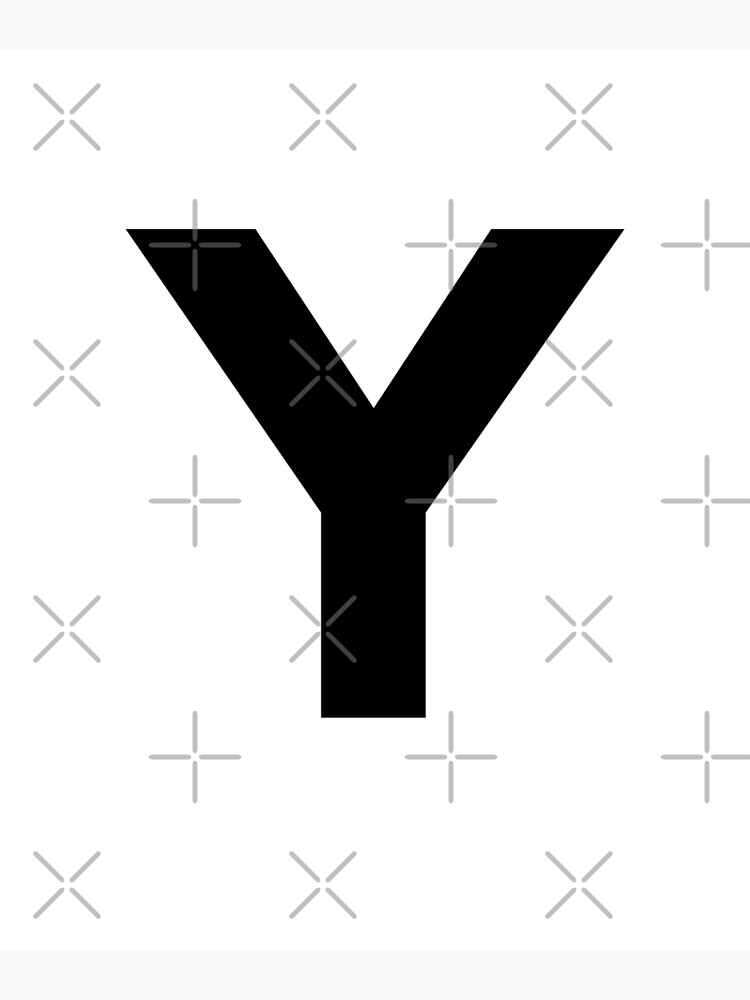 "Y Capital Letter, Letter Y Uppercase Matching Group Alphabet" Poster ...