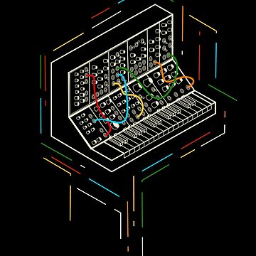 "Modular Synthesizer" Art Print for Sale by mewzeek-T | Redbubble