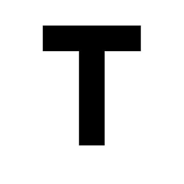 "T Capital Letter, Letter T Uppercase Matching Group Alphabet" Art ...