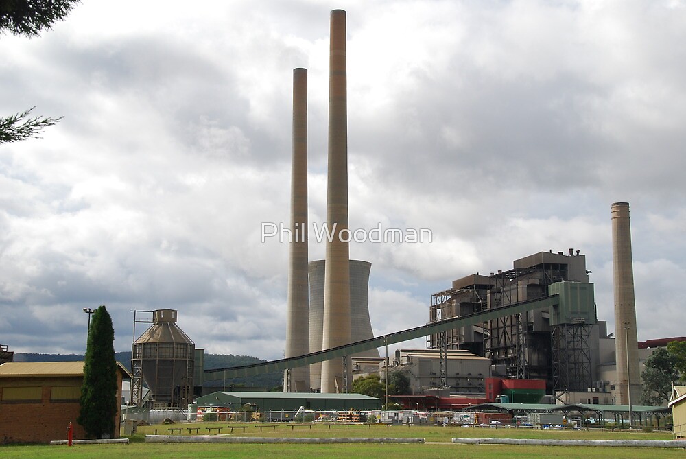 "Mt. Piper Power Station, NSW, Australia" by Phil Woodman | Redbubble