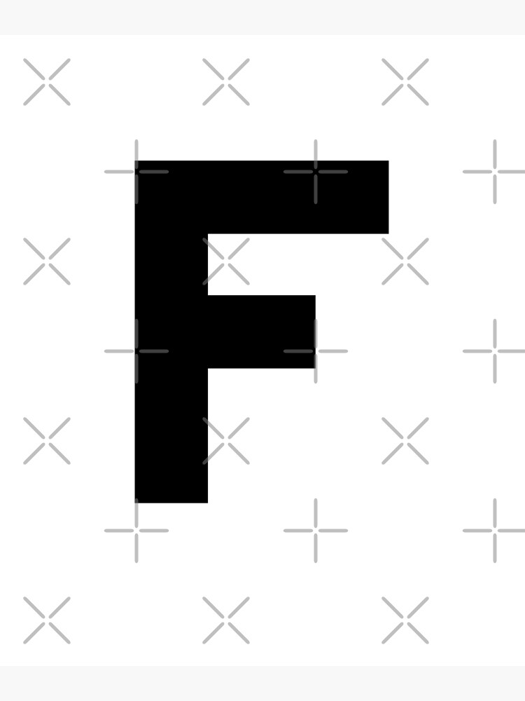 "F Capital Letter, Letter F Uppercase Matching Group Alphabet" Poster ...