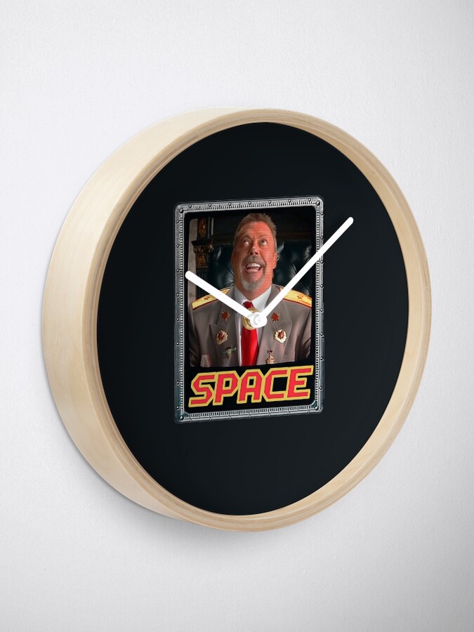 "Space tim curry meme" Clock for Sale by OscarD | Redbubble