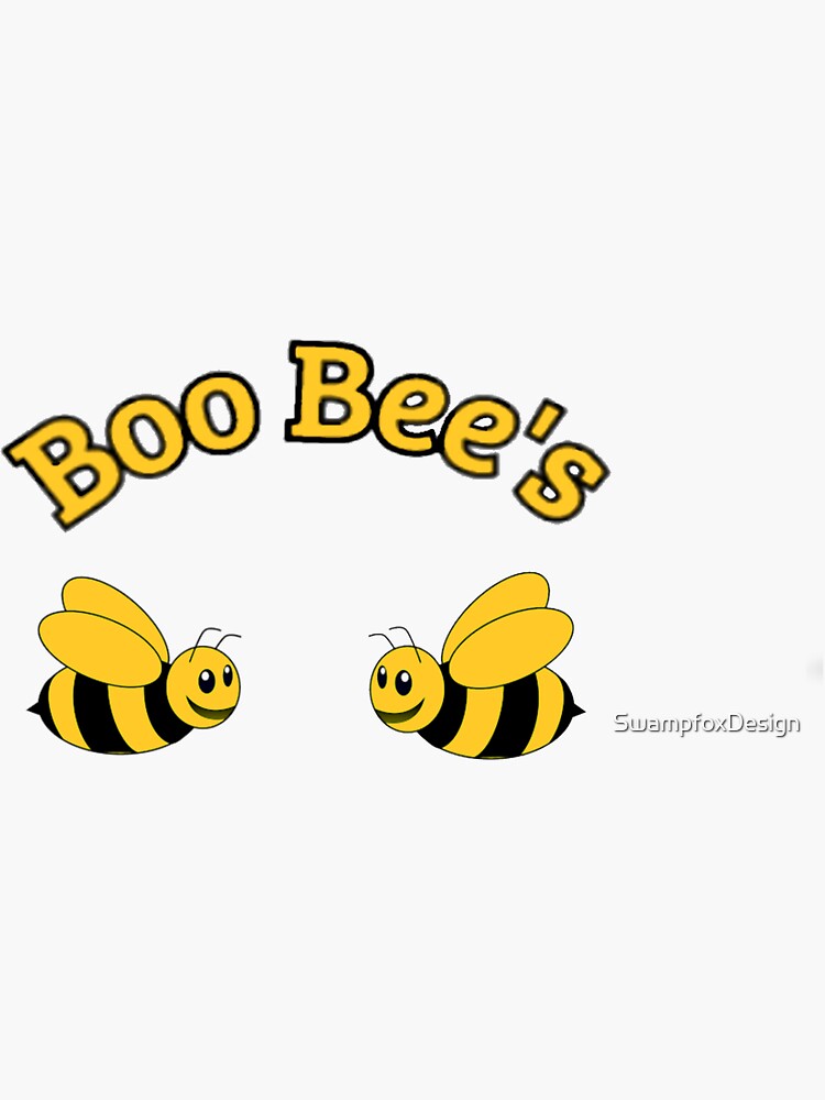 "Boo Bee's" Sticker by SwampfoxDesign | Redbubble