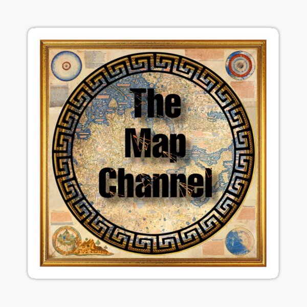"The Map Channel Youtube Channel" Sticker for Sale by HistoryWear ...