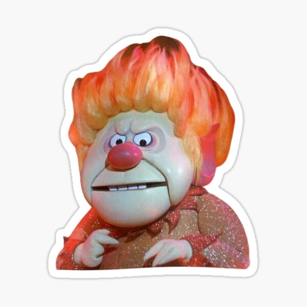"Heat Miser" Sticker for Sale by mckenzielacount | Redbubble