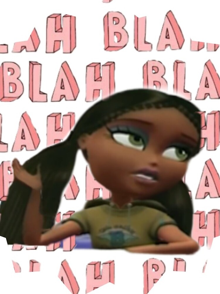 "Bratz Sasha “Blah blah blah”" iPhone Case for Sale by brookiechamm ...