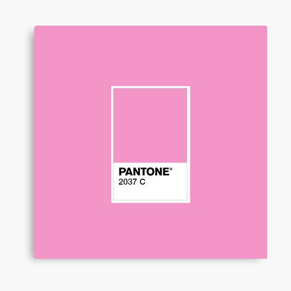 Pantone Colour Swatch Canvas Prints | Redbubble