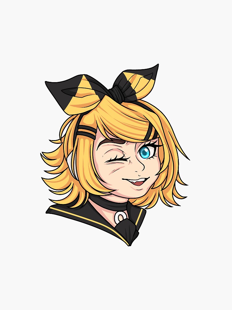 "bring it on rin decal/sticker" Sticker by sketchpoo | Redbubble