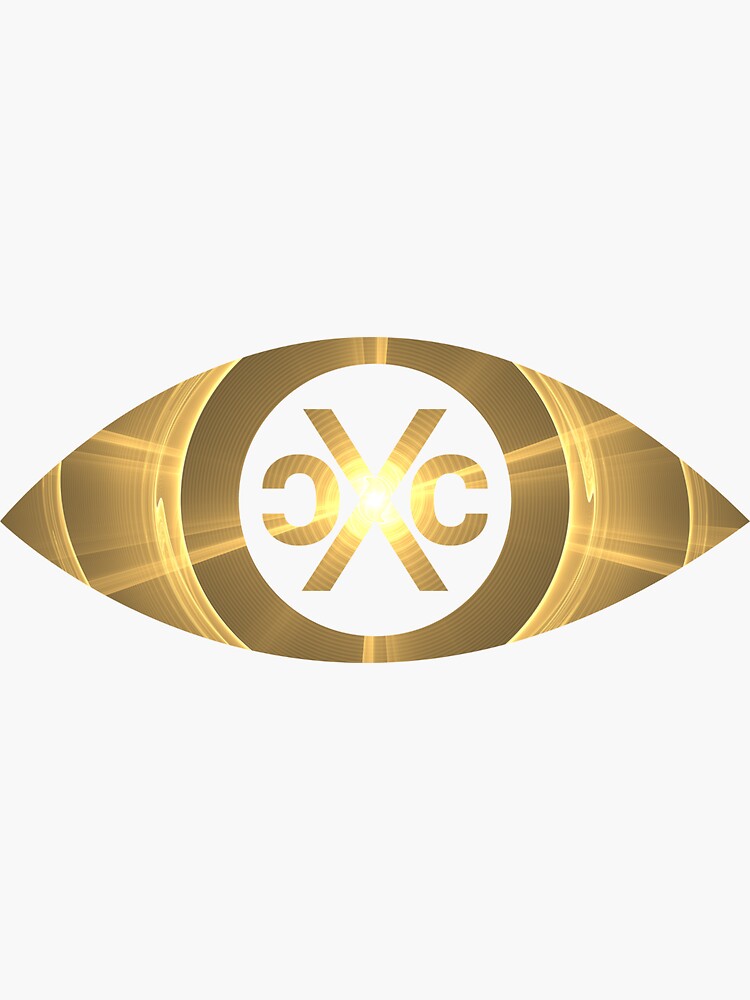 "The Naked Eye | cXc Music Stickers, Shirts & More" Sticker for Sale by ...