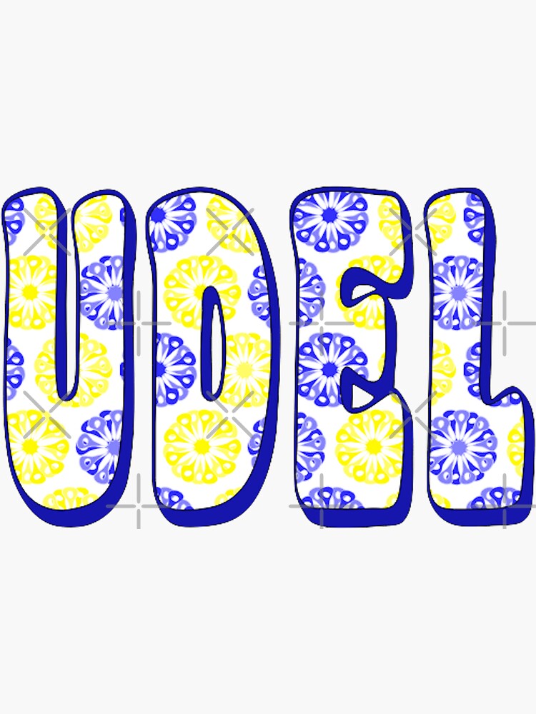 "UDel Flowers" Sticker for Sale by csachs | Redbubble