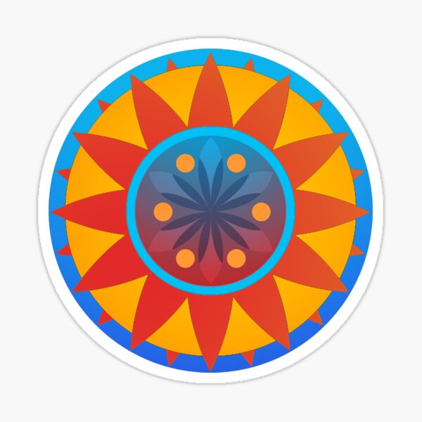 "Creativity Hex" Sticker by Austieleo | Redbubble