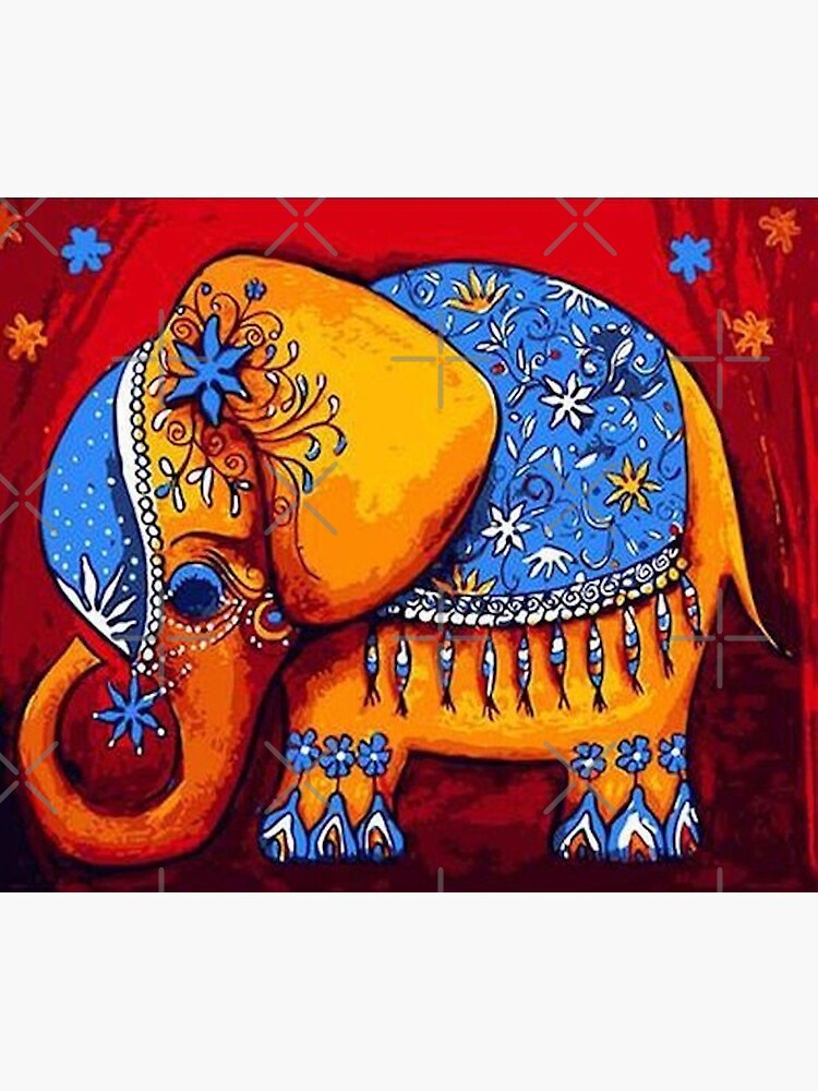 "The Royal Elephant - Bright Indian Artwork - Traditional yet Modern ...