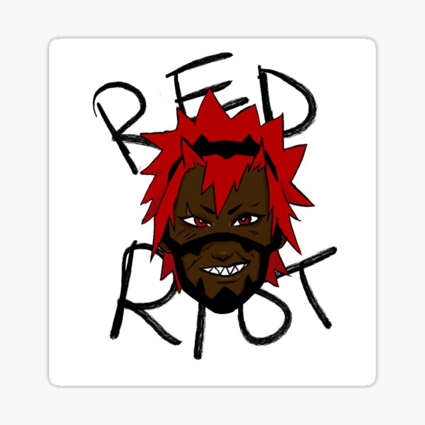 "Red Riot Unbreakable " Sticker for Sale by SamCampos | Redbubble