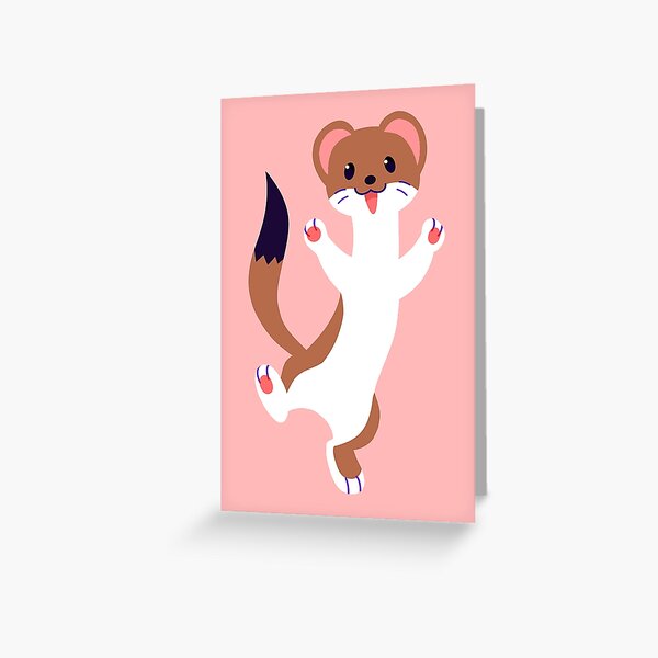 Stoat Greeting Cards | Redbubble