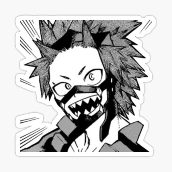 "bnha, kirishima" Sticker by woodsypoodsy | Redbubble