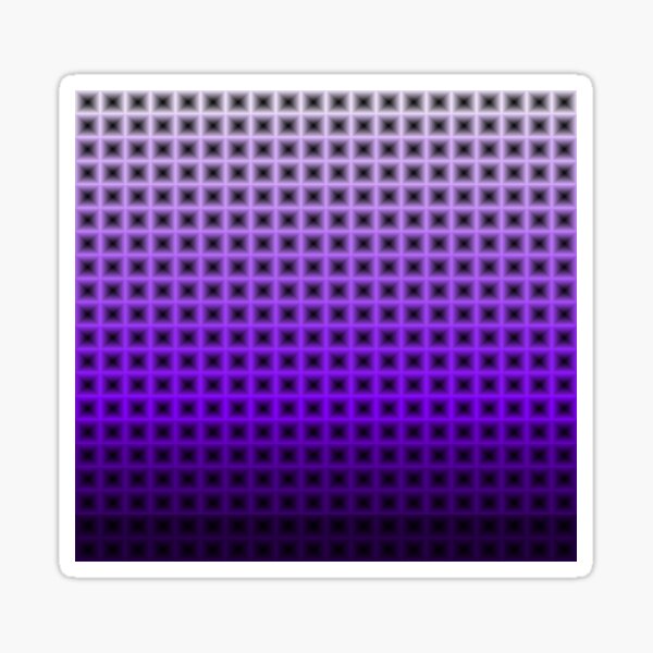 "checkered stripes 6 - geomatric grid pattern purple" Sticker by ...