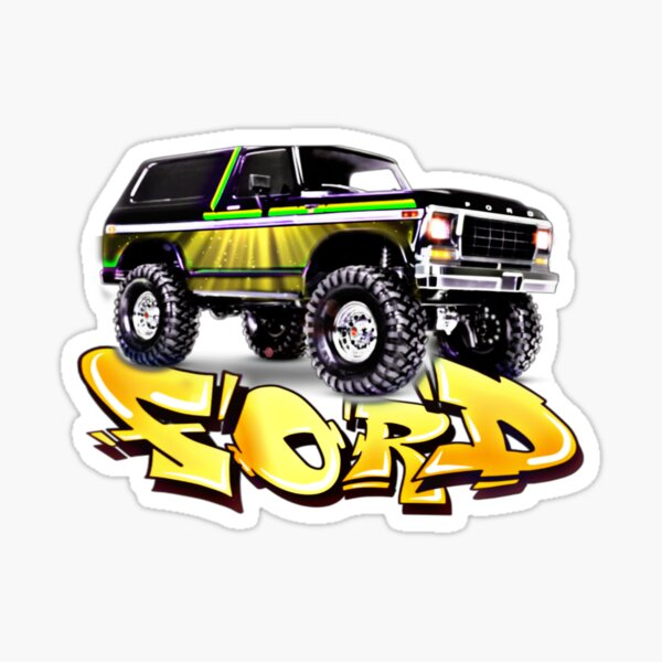 "Custom High Lifted Truck Design" Sticker for Sale by Chuco79 | Redbubble