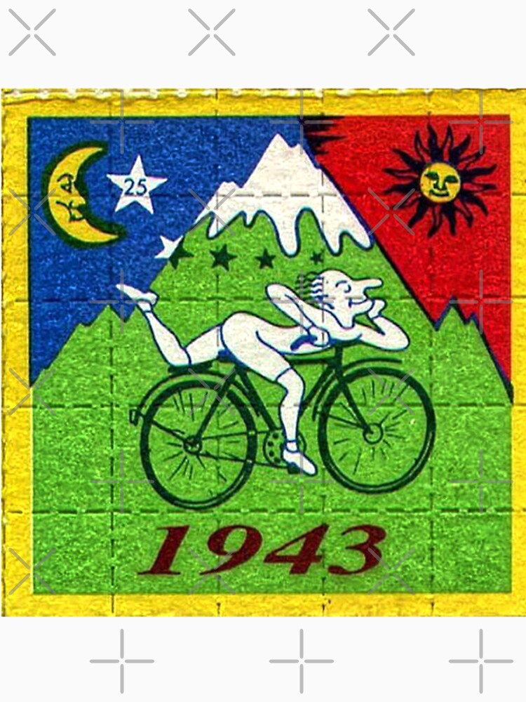 "Bicycle Day LSD Blotter Art Tabs" T-shirt for Sale by cheesejake ...
