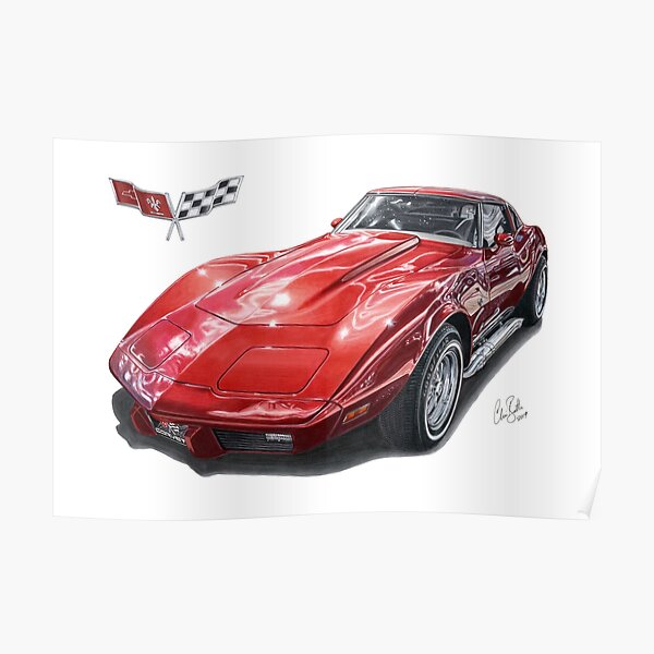 Corvette Posters | Redbubble