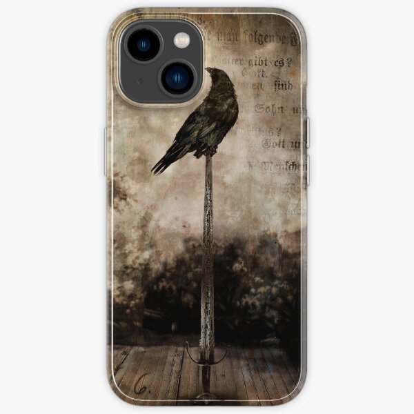 "Raven On Sword" iPhone Case for Sale by haggisvitae | Redbubble
